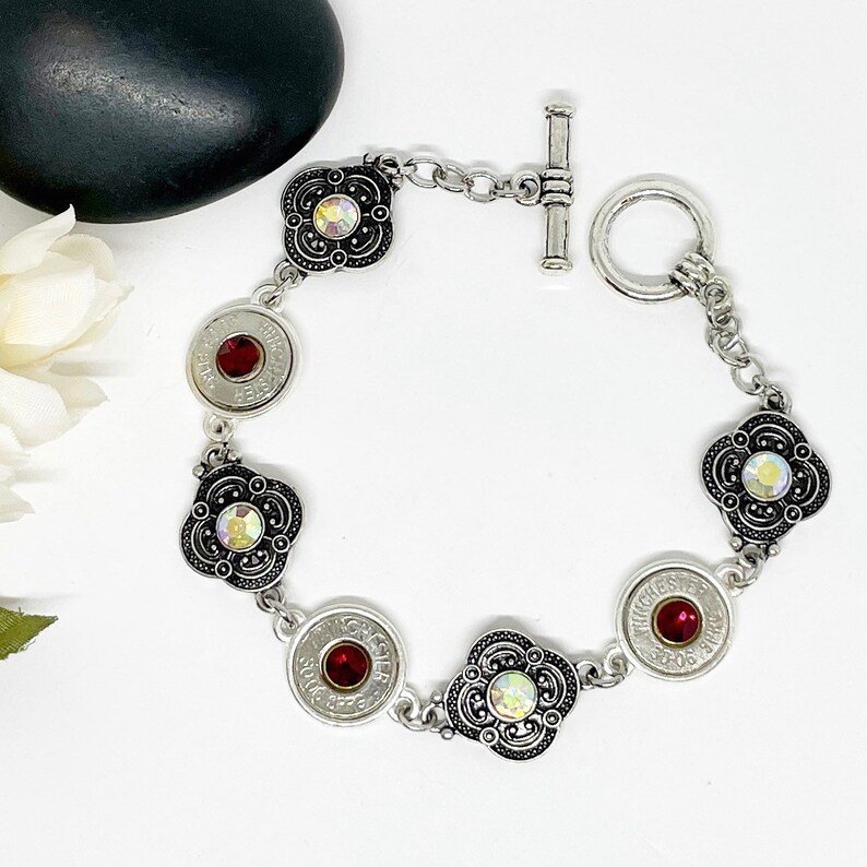 Ammo Bullet Charm Bracelet Ammo Jewelry Womens Jewelry Gun - Etsy