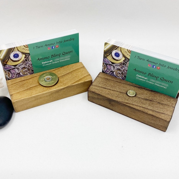 Bullet Card Holder - Etsy