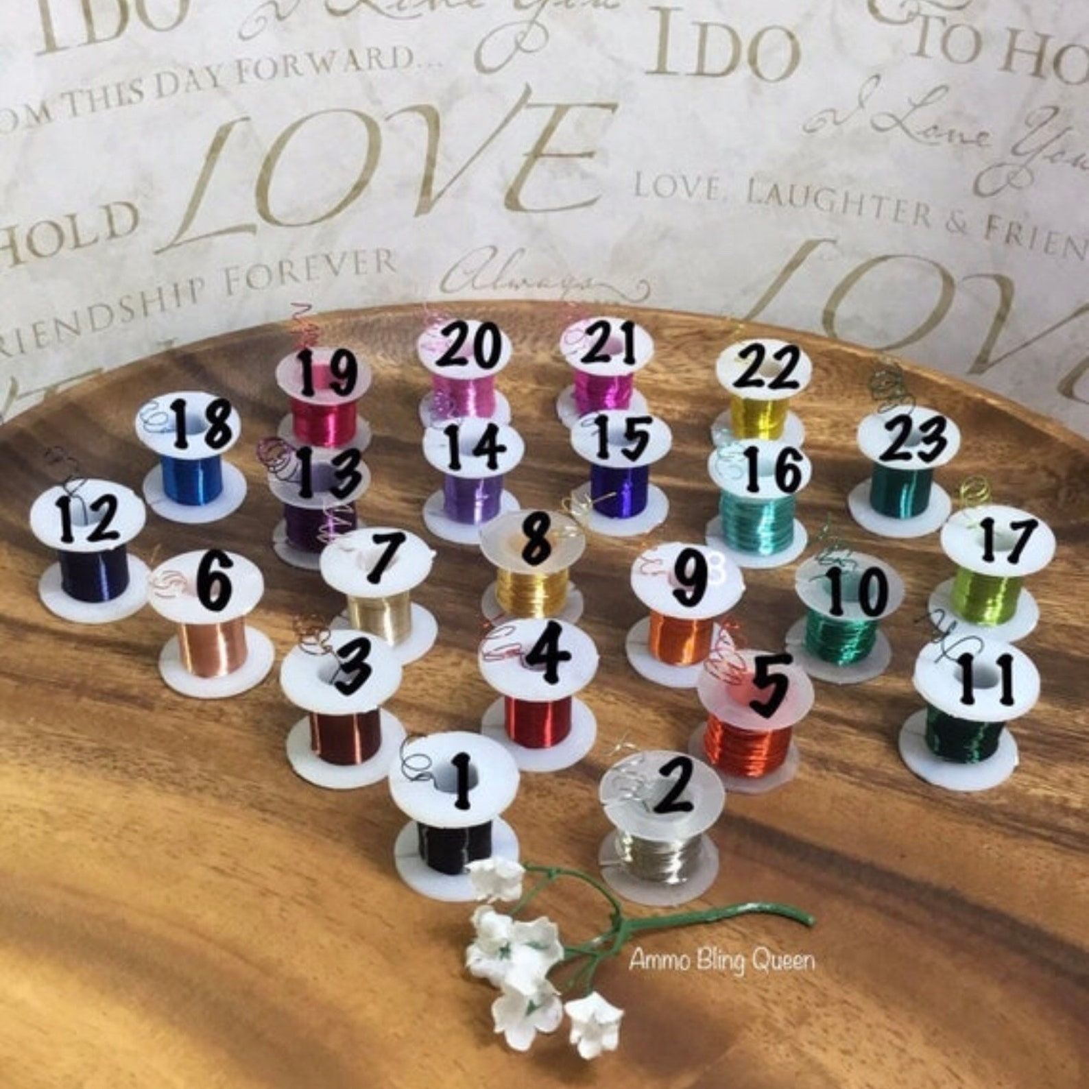 Bullet Boutonnière in Brass or Nickel Options Wrapped in Color - Etsy