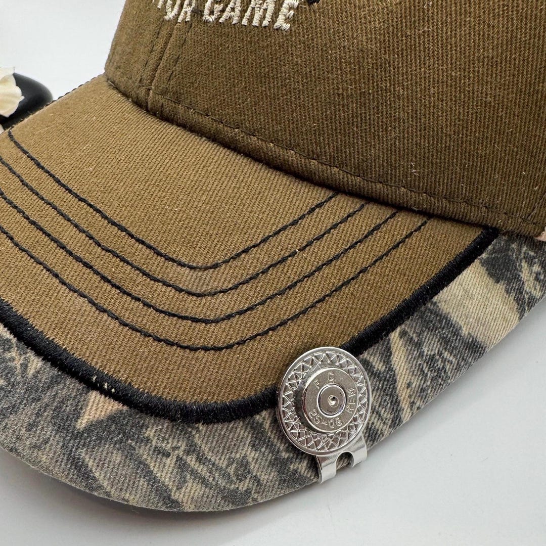 Custom Bullet Hunters Gift Hat Clip for All Caps , Trucker , Cowboy ...