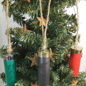 12 Gauge Shotgun Shell Christmas Tree Ornaments / Gifts for Hunters ...