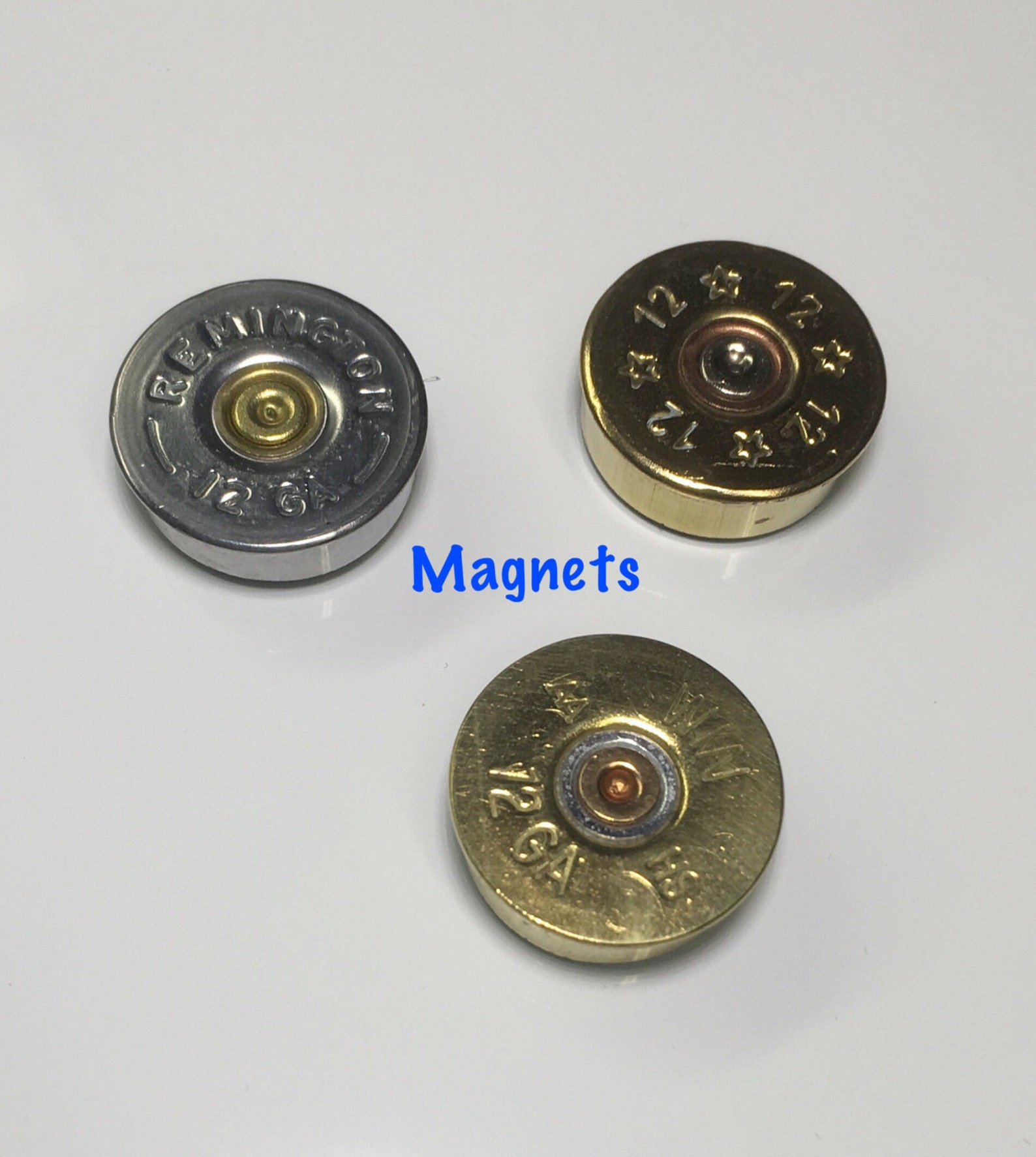 Shotgun Shell Magnets Set of 3 Add Crystals Refrigerator - Etsy
