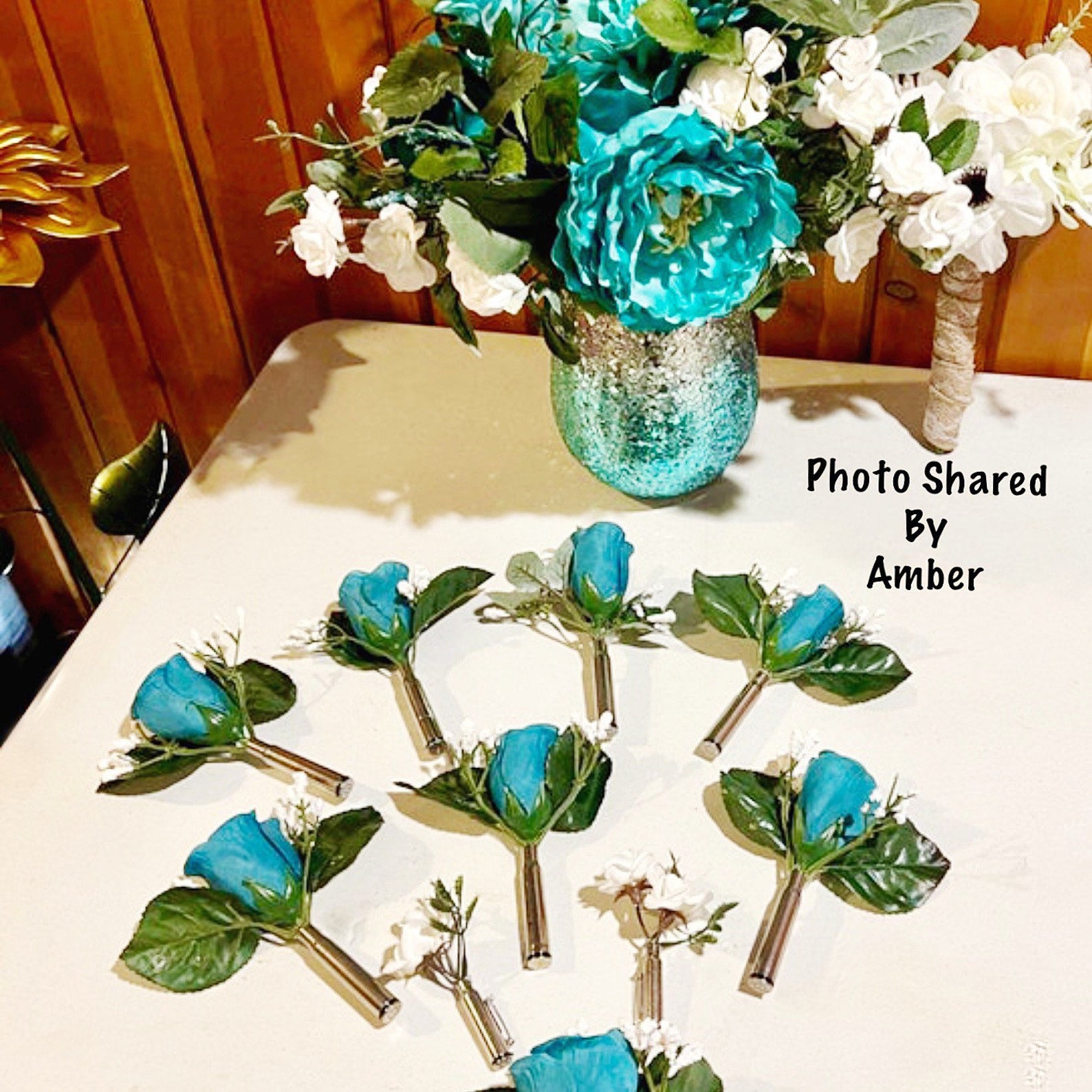 Bullet Boutonnière in Brass or Nickel Options Wrapped in Color - Etsy