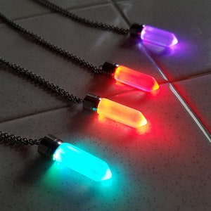 Crystal Necklace - Rave Necklace - Fun Party Necklace (multicolor) - Etsy