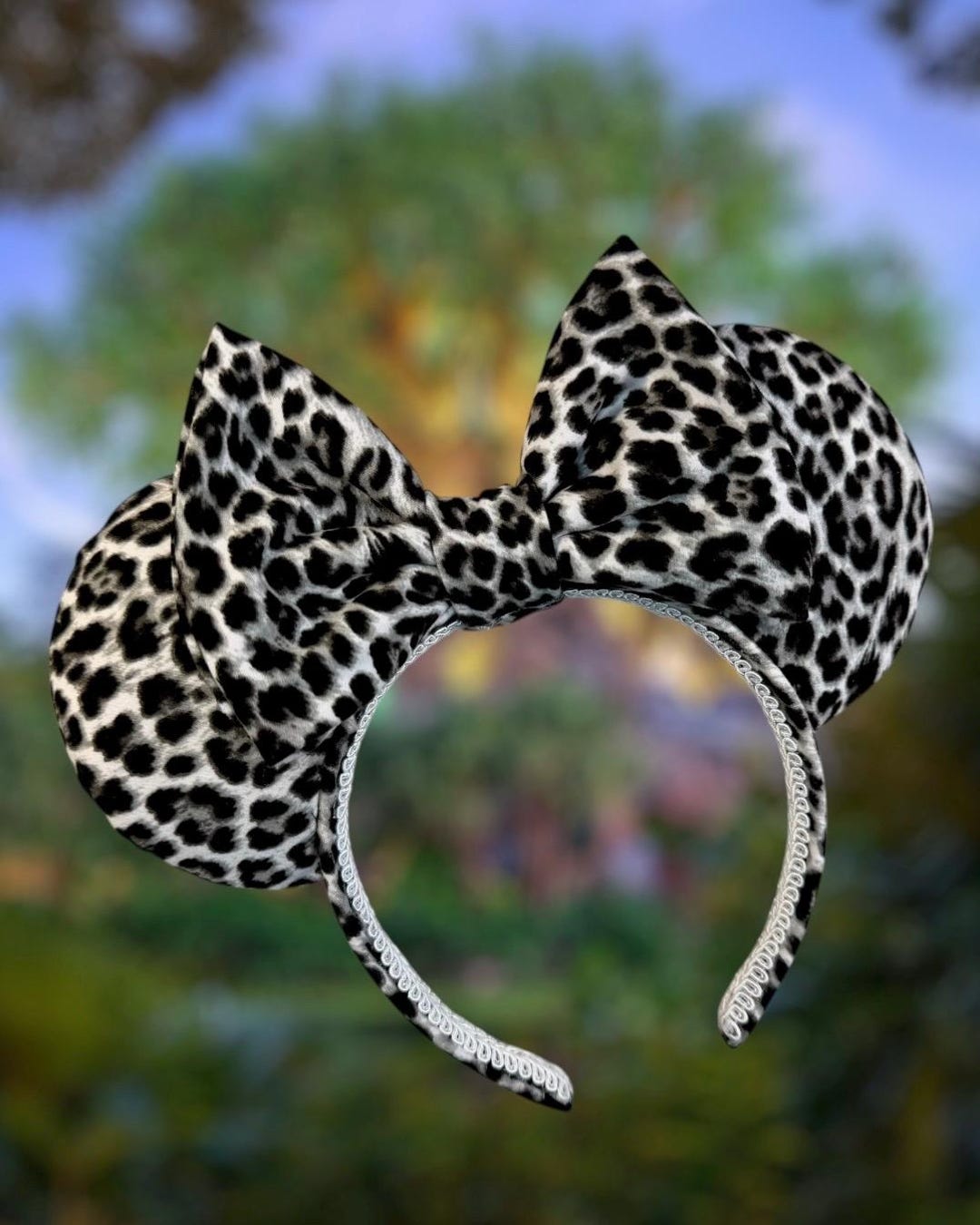 Safari Animal Kingdom Leopard Mickey Ears, Snow Leopard Minnie Ears - Etsy