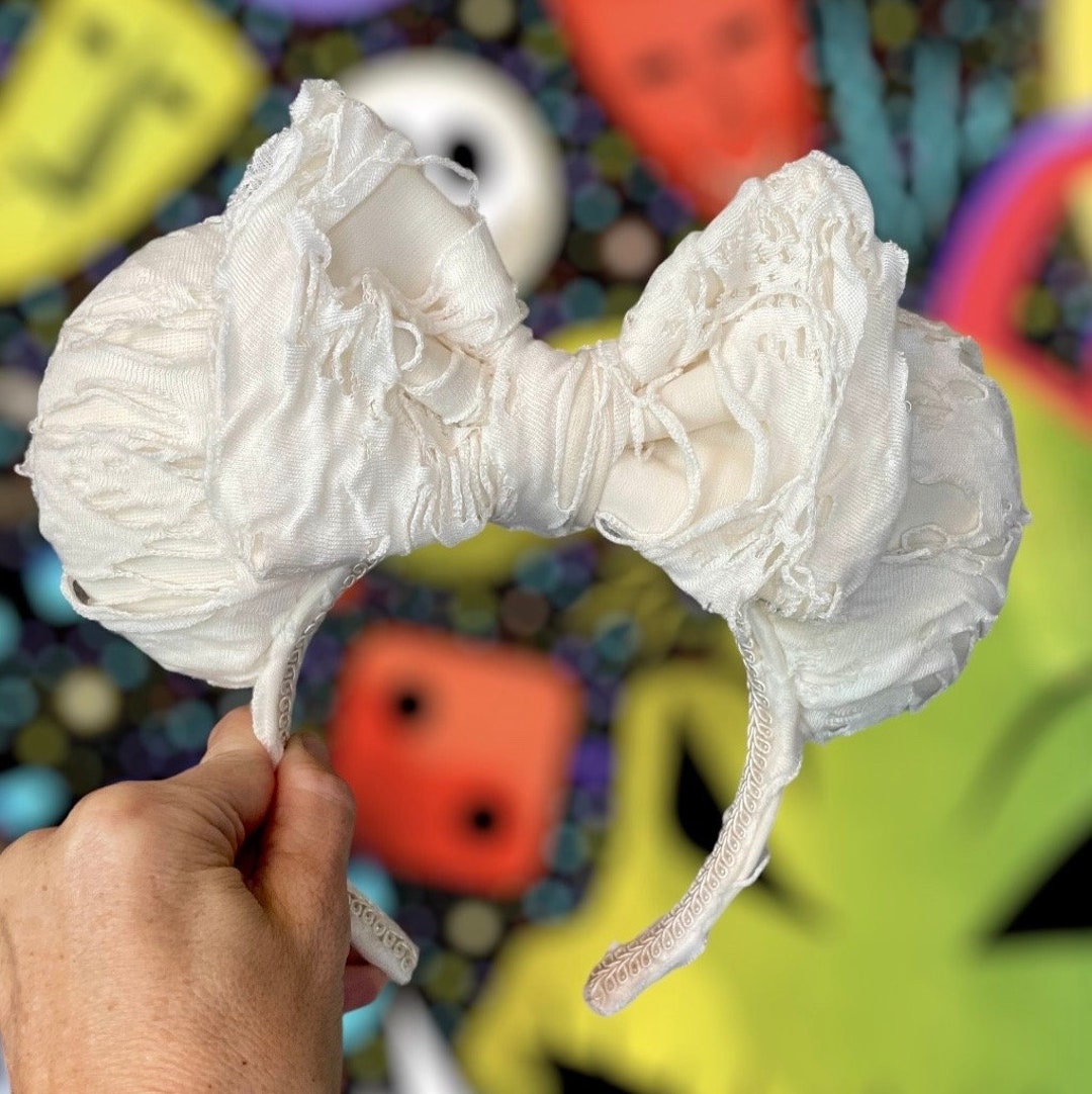 Halloween Mummy Ghost Ears: Oogie Boogie Minnie Ear Headband - Etsy