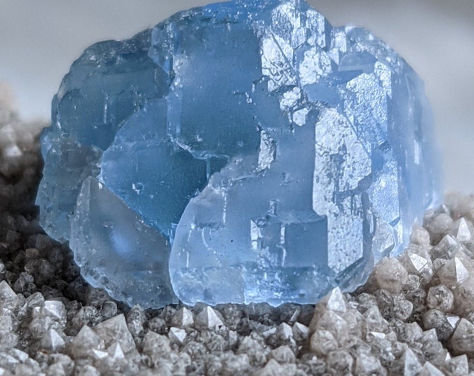 Blue Fluorite Specimen, Rough and Natural, China, Stone for ...