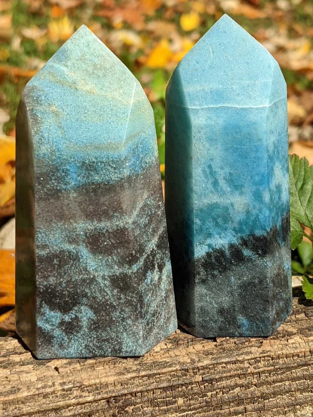 Trolleite Tower 3.25, Blue Quartz, Scorzalite & Lazulite Towers, Blue ...