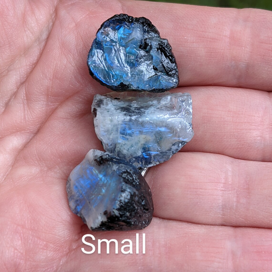 Rough Rainbow Moonstone High Grade With Blue Flash Stone of | Etsy