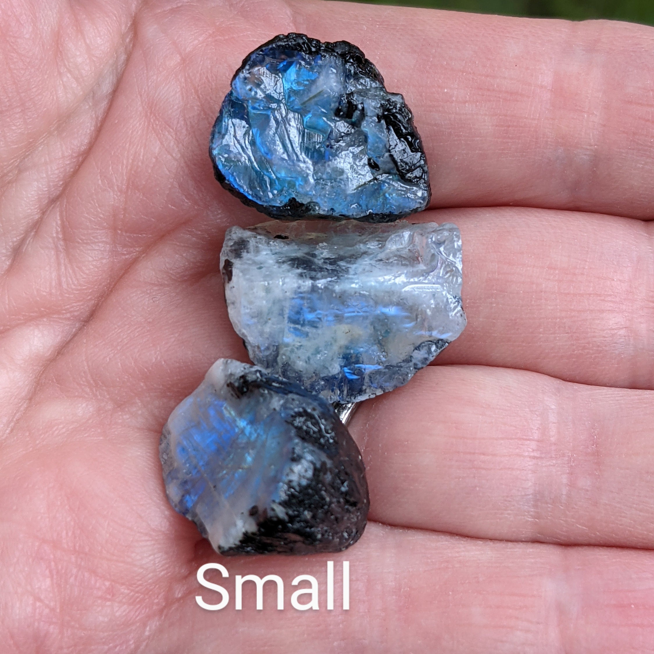 Rough Rainbow Moonstone High Grade With Blue Flash Stone of - Etsy