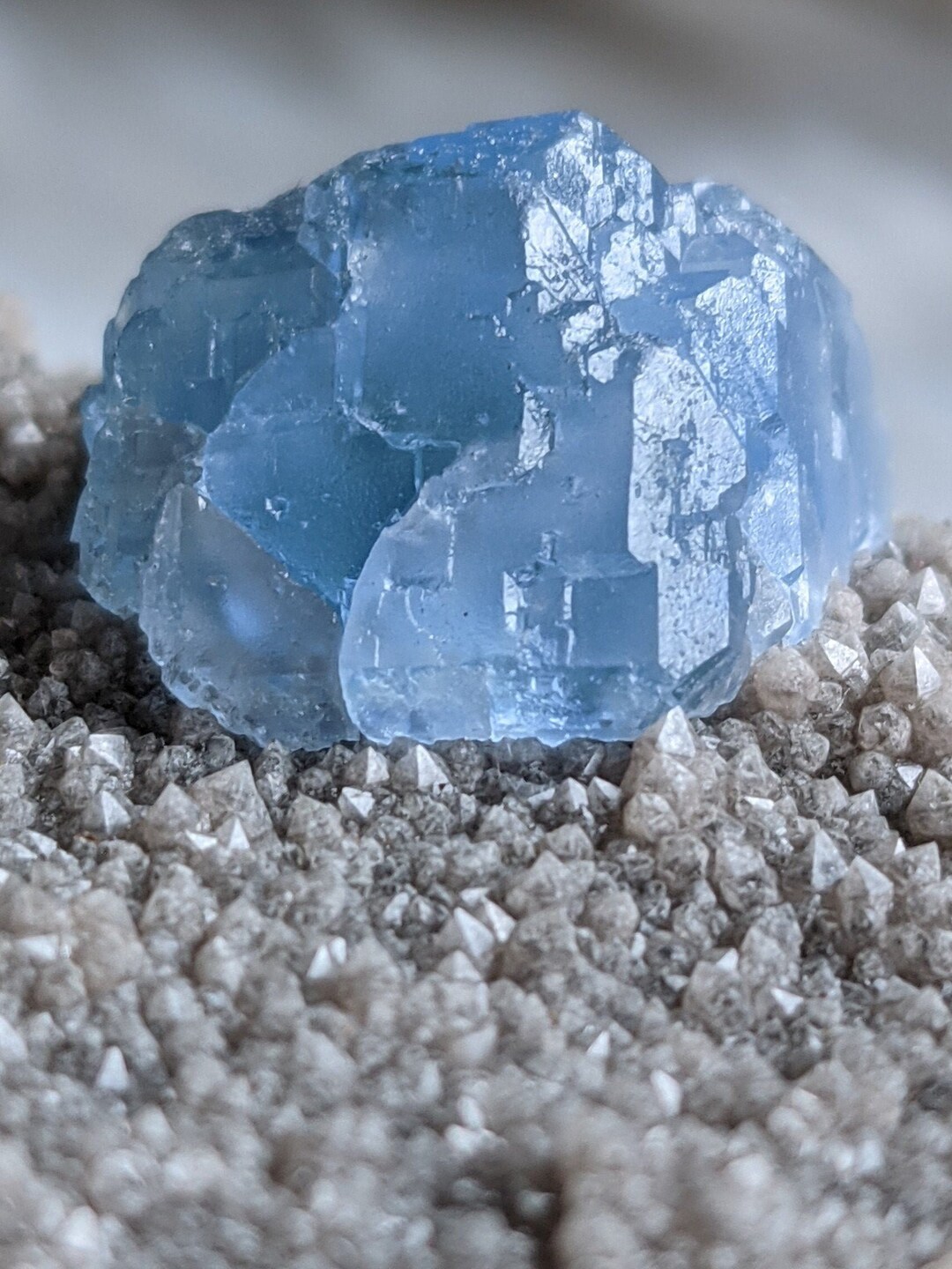 Blue Fluorite Specimen, Rough and Natural, China, Stone for ...