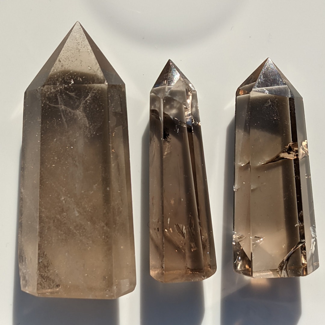Smoky Quartz Point Tower, High Grade Smoky Quartz Tower, Smoky Quartz ...