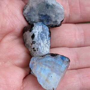 Rough Rainbow Moonstone, High Grade With Blue Flash, Stone of the High ...