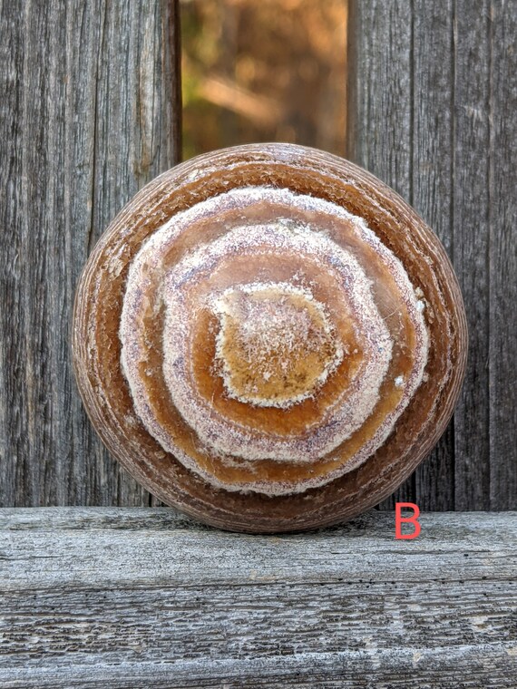 Aragonite Sphere Banded Aragonite Sphere Moroccan Aragonite - Etsy