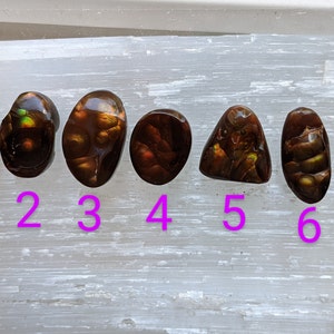 Fire Agate Cabochon, A Grade - Luminescent Galore! Botryoidal Fire ...