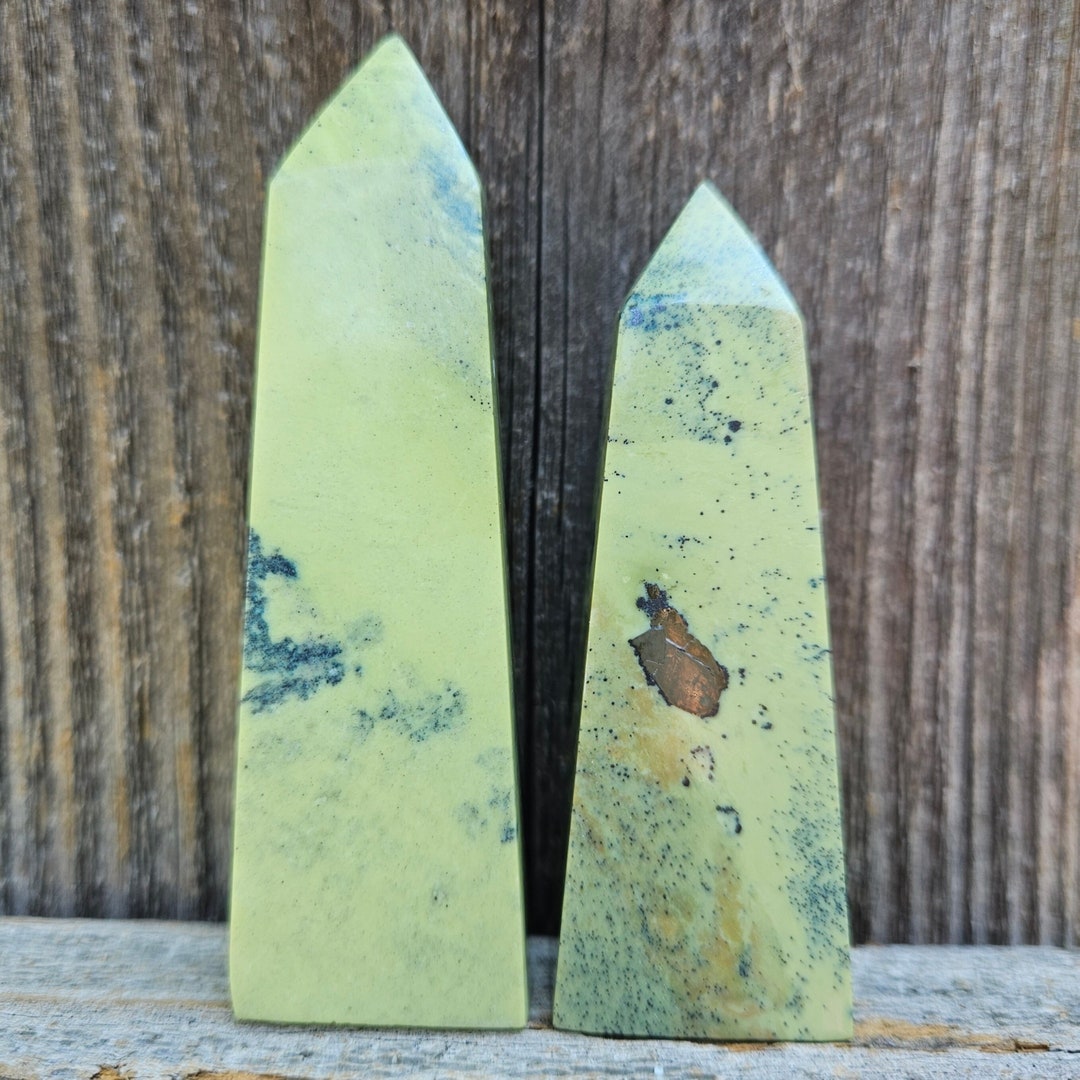 Serpentine Obelisk Tower - Also Known as Healerite - Serpentine ...