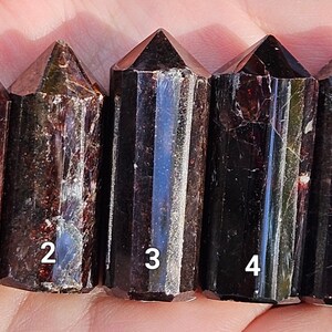 Red Garnet Towers Almandine Garnet Cut & Polished Cylindrical - Etsy