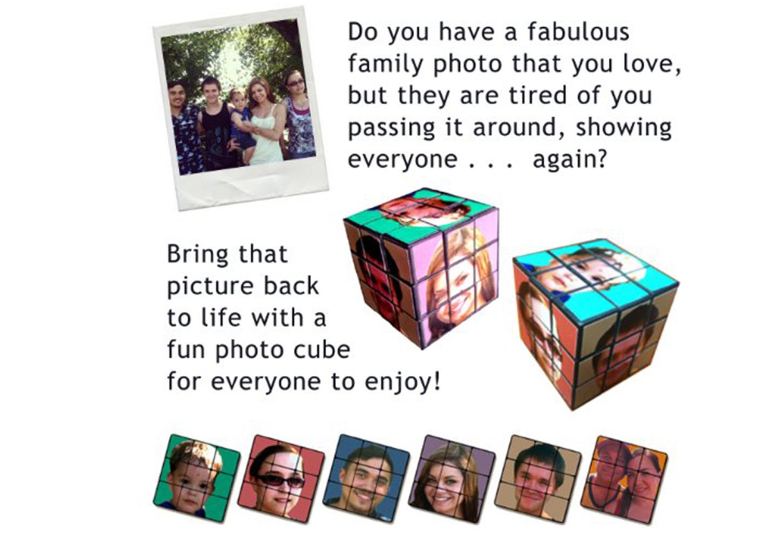 Custom Photo Puzzle Cube - Standard Shipping - Etsy