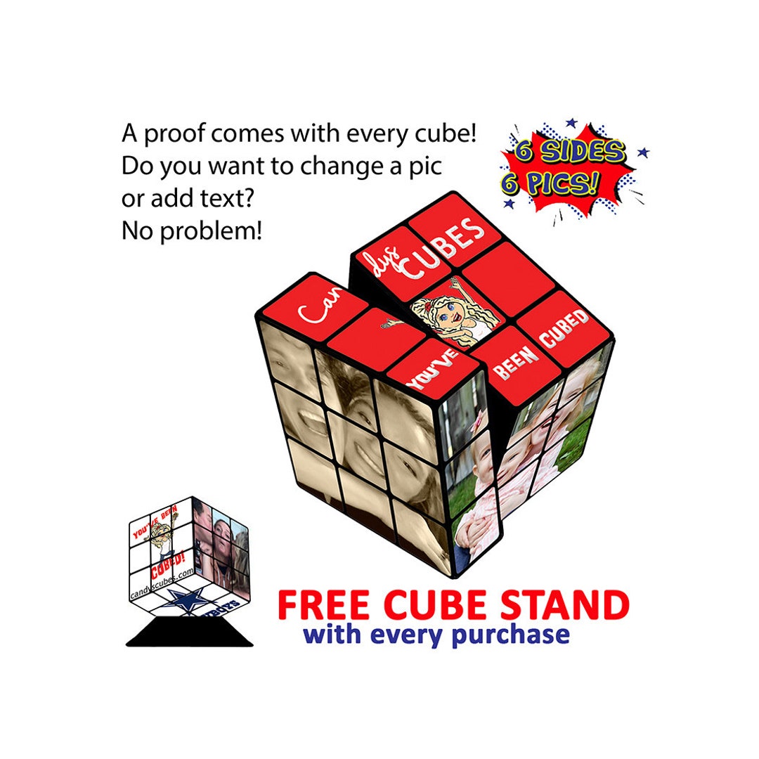Personalized Custom Photo Magic Cube Puzzle Cube With Pictures - Etsy