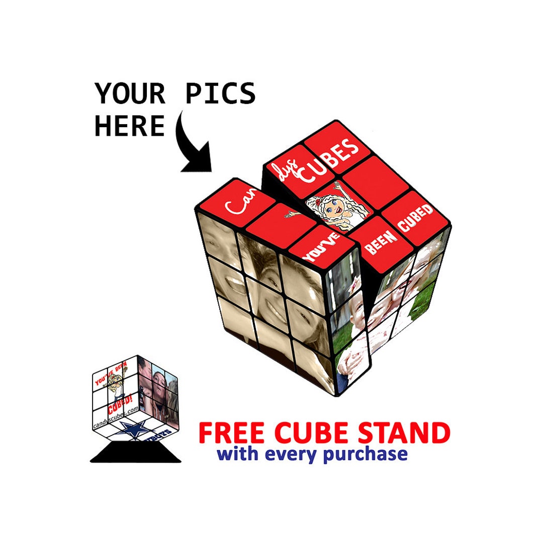 Custom Photo Puzzle Cube Standard Shipping - Etsy