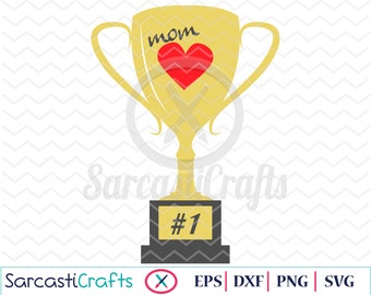 Number one mom svg | Etsy