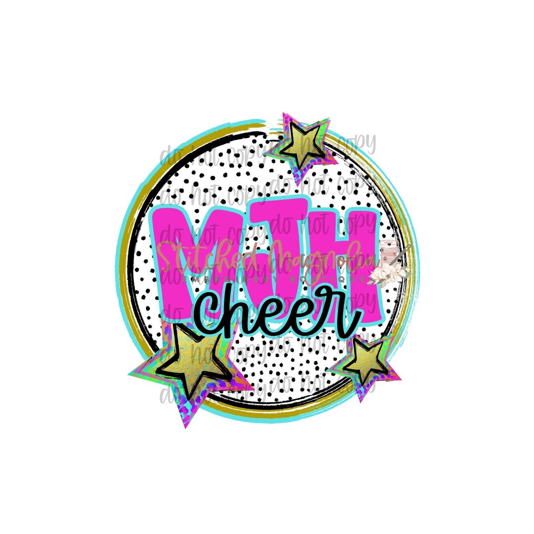 Preppy Circle Mascot Png | MJH Cheer Design Png | Mascot Png | Bright ...