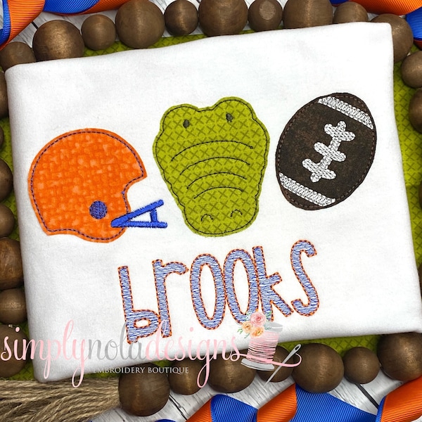 Gator Applique - Etsy