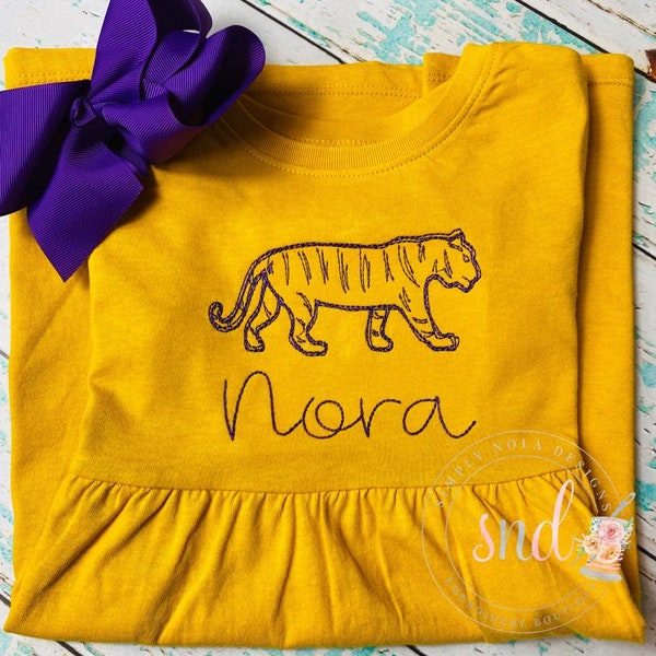 Lsu Game Day Dress - Etsy