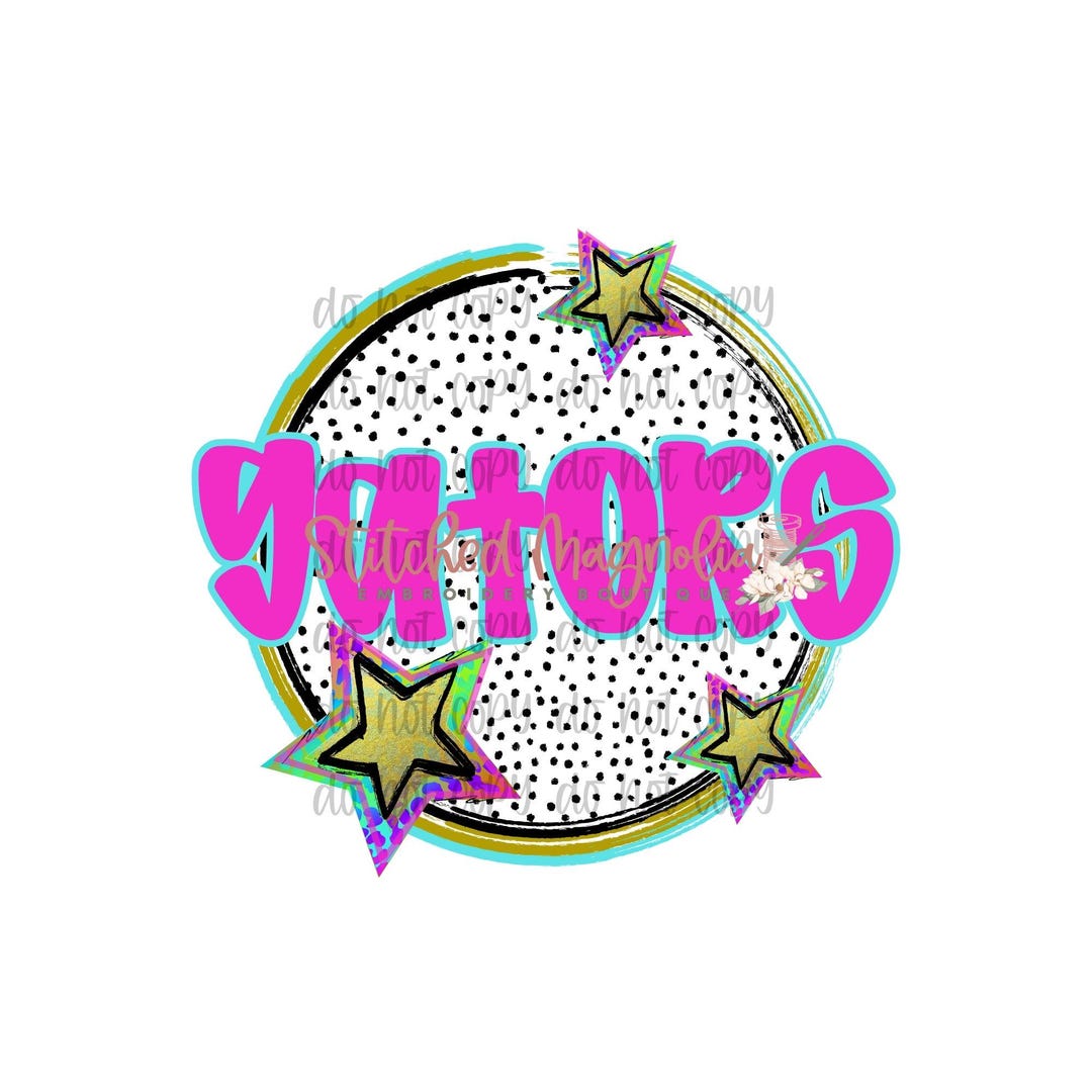 Preppy Circle Mascot PNG | Gators Custom Design Png | Mascot Png ...