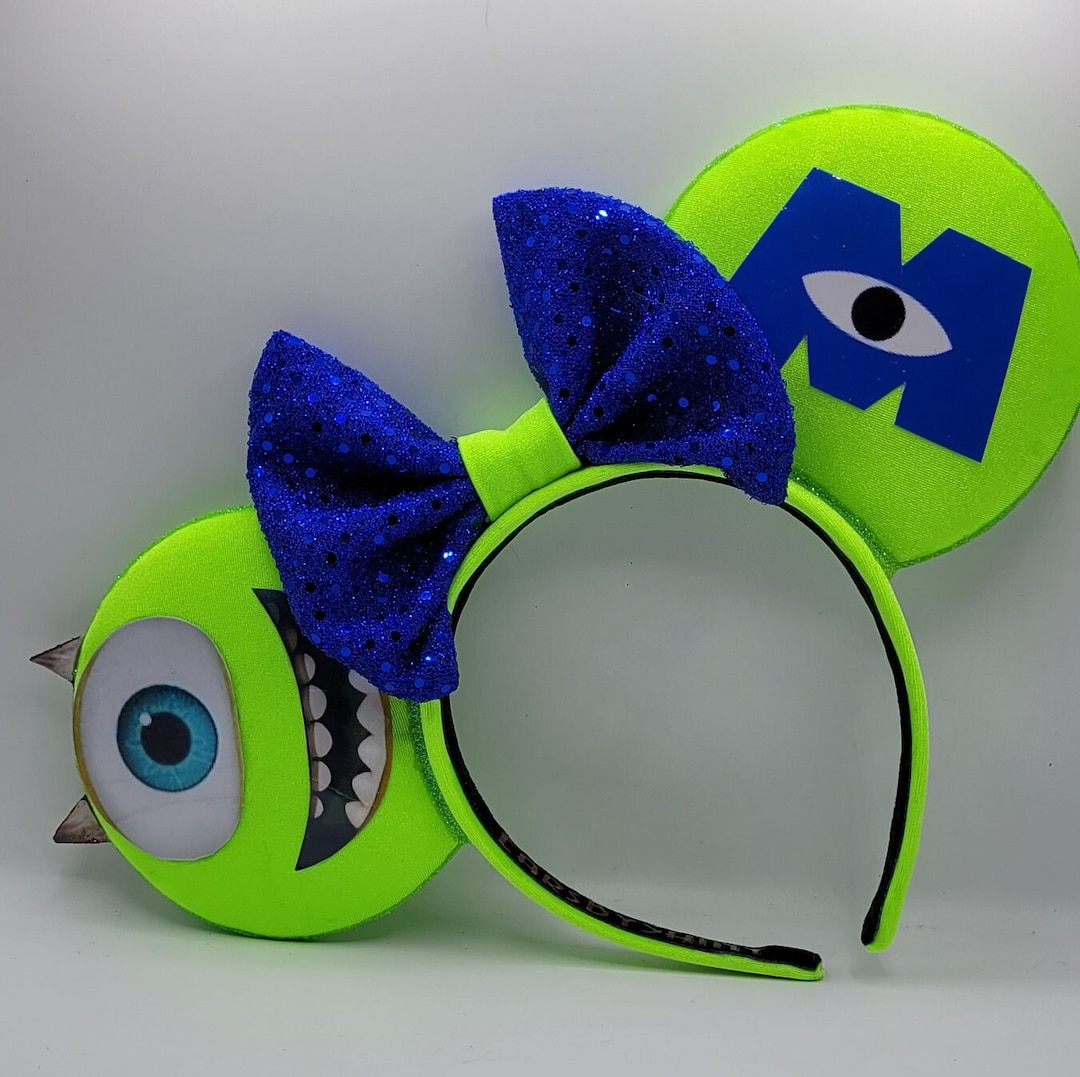 Monsters Inc Mike Wazowski Custom Mouse Ears !!! - Etsy