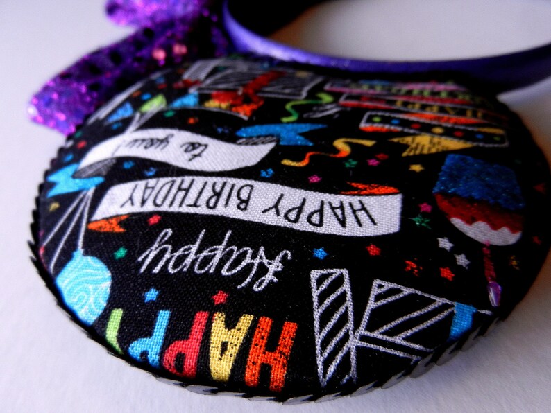 Happy Birthday Mouse Ears the Original Hand Embelished With | Etsy