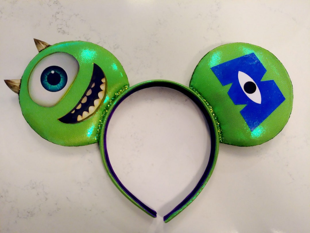 Monsters Inc Mike Wazowski Custom Mouse Ears - Etsy