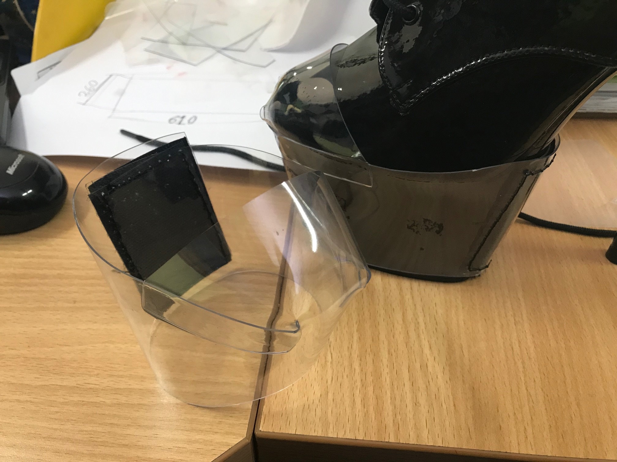 Clear Pole Dance Shoe Protectors for Pole Dance Pleaser Style - Etsy