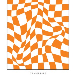 Digital Download Tennessee Checkerboard Print | Art Print | Retro Style ...