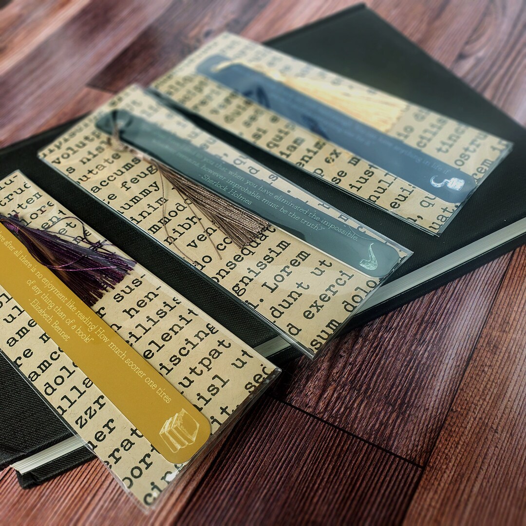 Book Quotes Metal Bookmark | Book Lovers Gift | Literary Gift | Alice ...