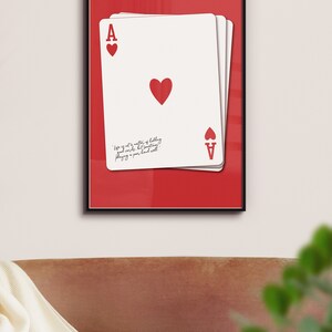 Digital Download "playing a Poor Hand Well" Art Print | Playing Card ...