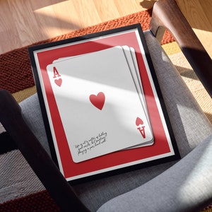 Digital Download "playing a Poor Hand Well" Art Print | Playing Card ...