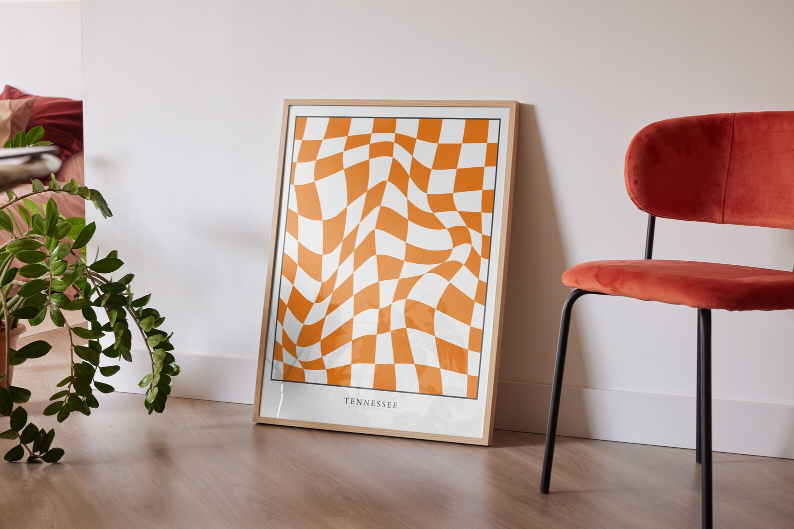 Digital Download Tennessee Checkerboard Print Art Print Retro Style Art ...