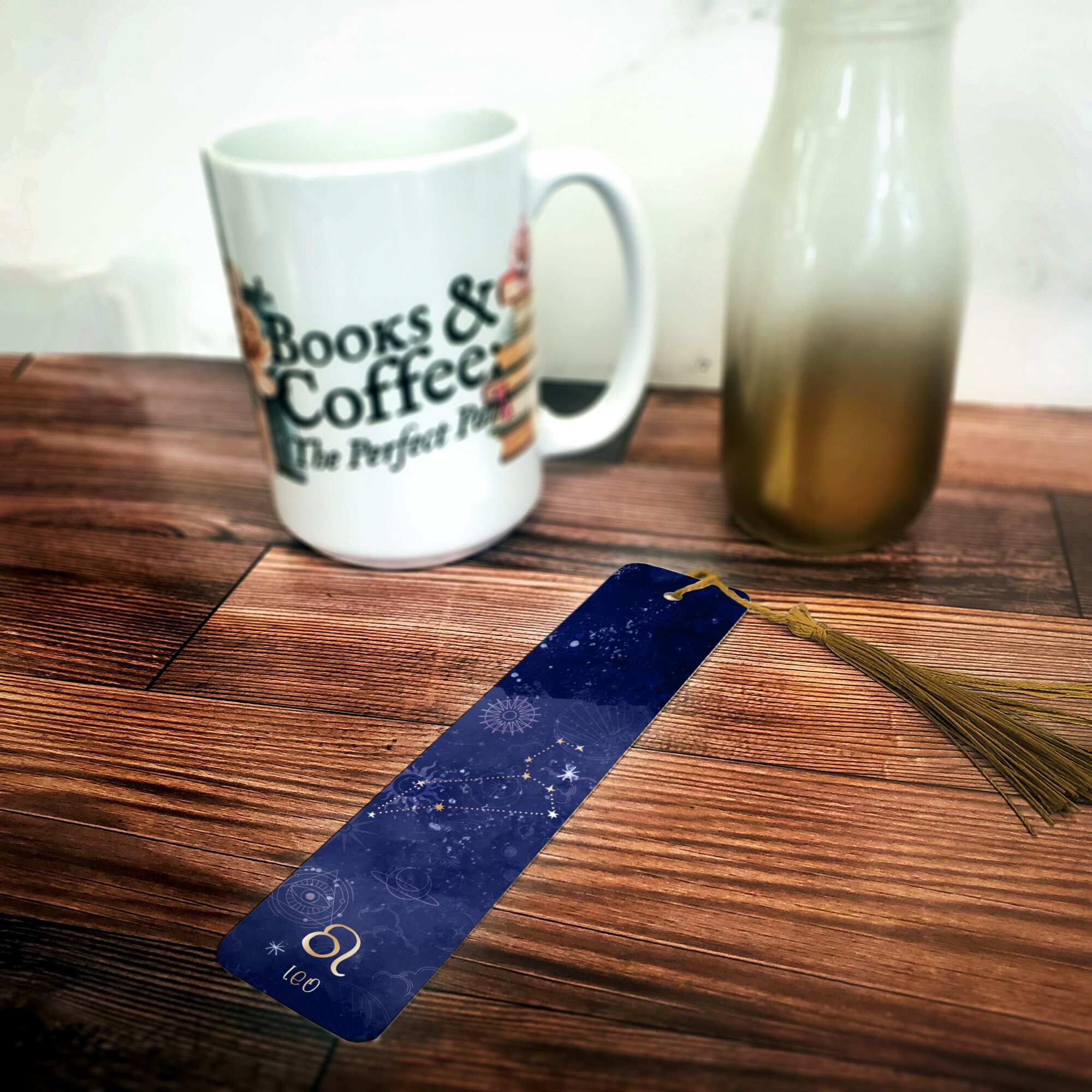 Zodiac Sign Metal Bookmark// Astrological Sign Bookmark// - Etsy