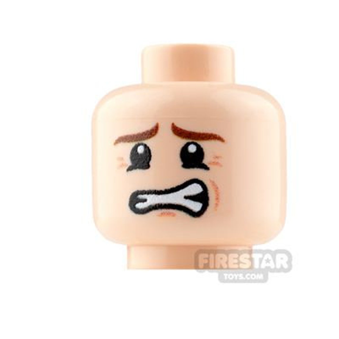 Custom Minifigure Heads Nervous Male - Etsy