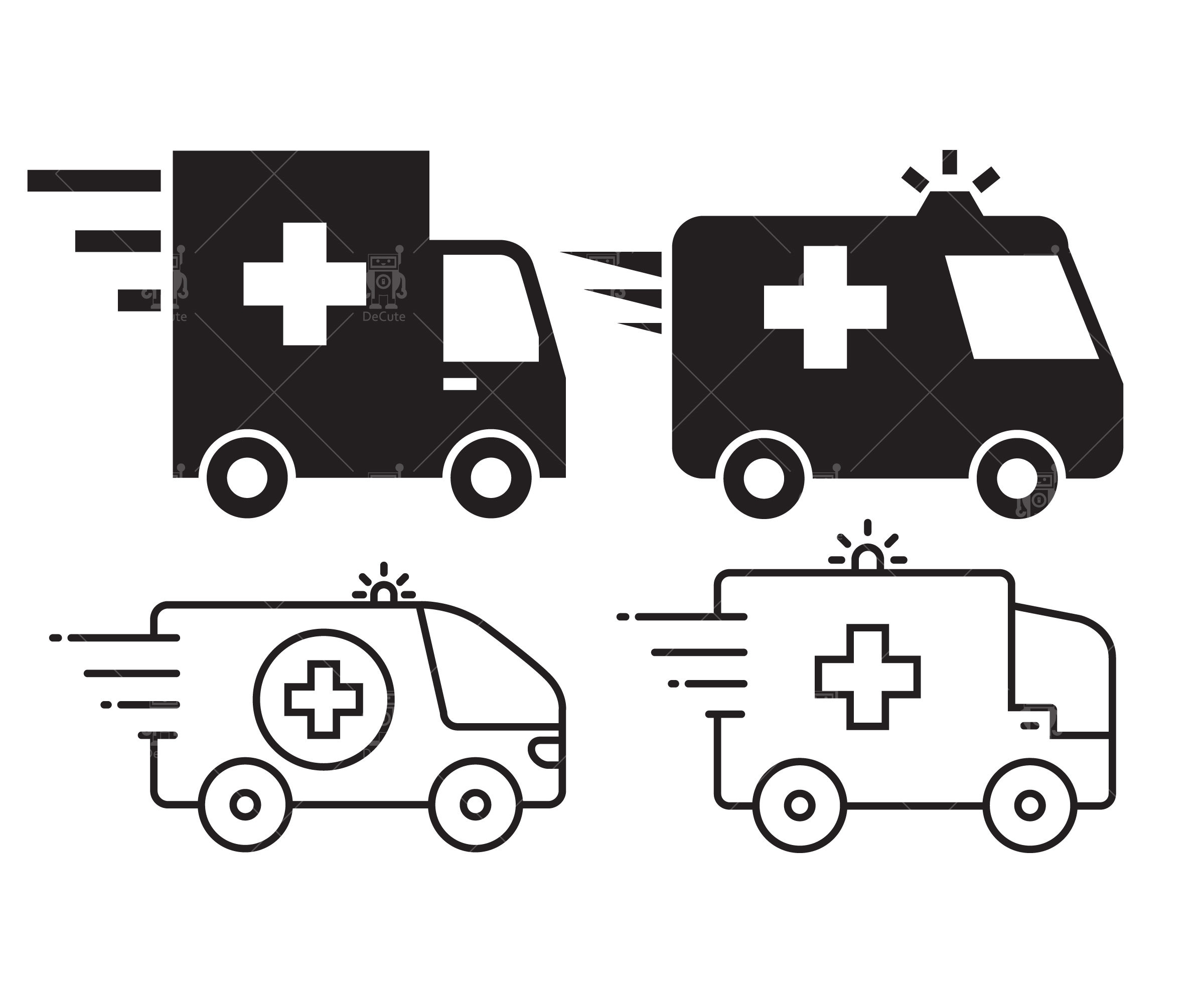 Ambulance, Ambulance Svg, Emergency Medical Service, Administering ...
