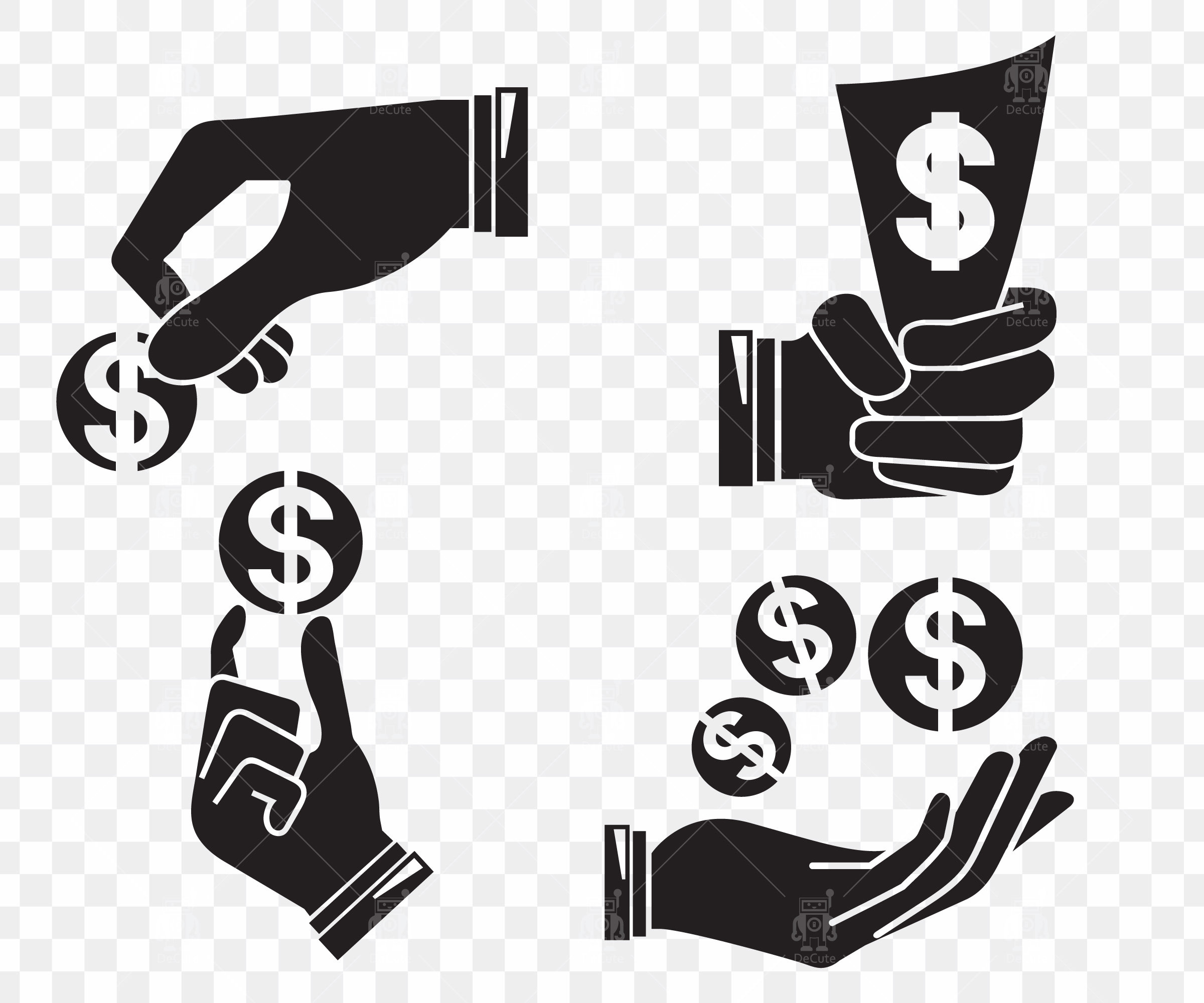 Hand Holding Money Svg, Hand Dollar Coin, Hand Hold Money Bank, Payout ...