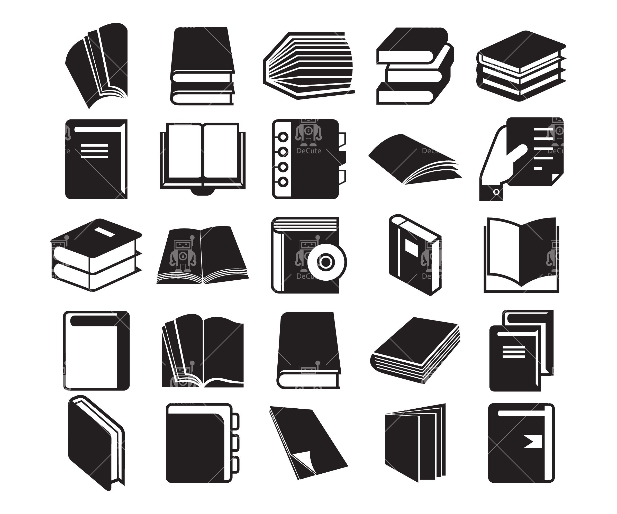 Books, Book Svg, Document, Audio Book, File, Sheet, Archive and Stack ...