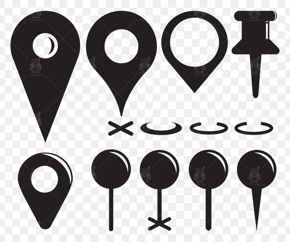 Map Pin Svg, Map Marker Icons, Map Pointer, Pushpin, Gps Location Pin ...