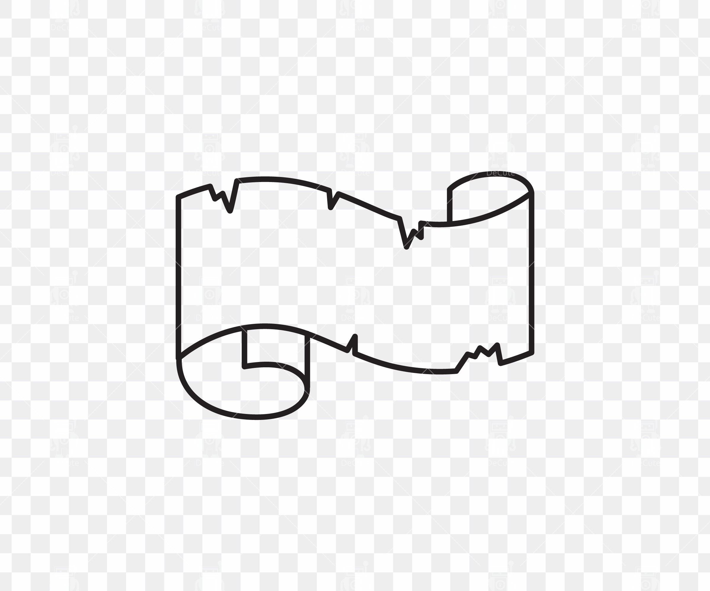 Paper Scroll Svg, Blank Paper Scroll Line Svg, Paper Banner Parchment ...