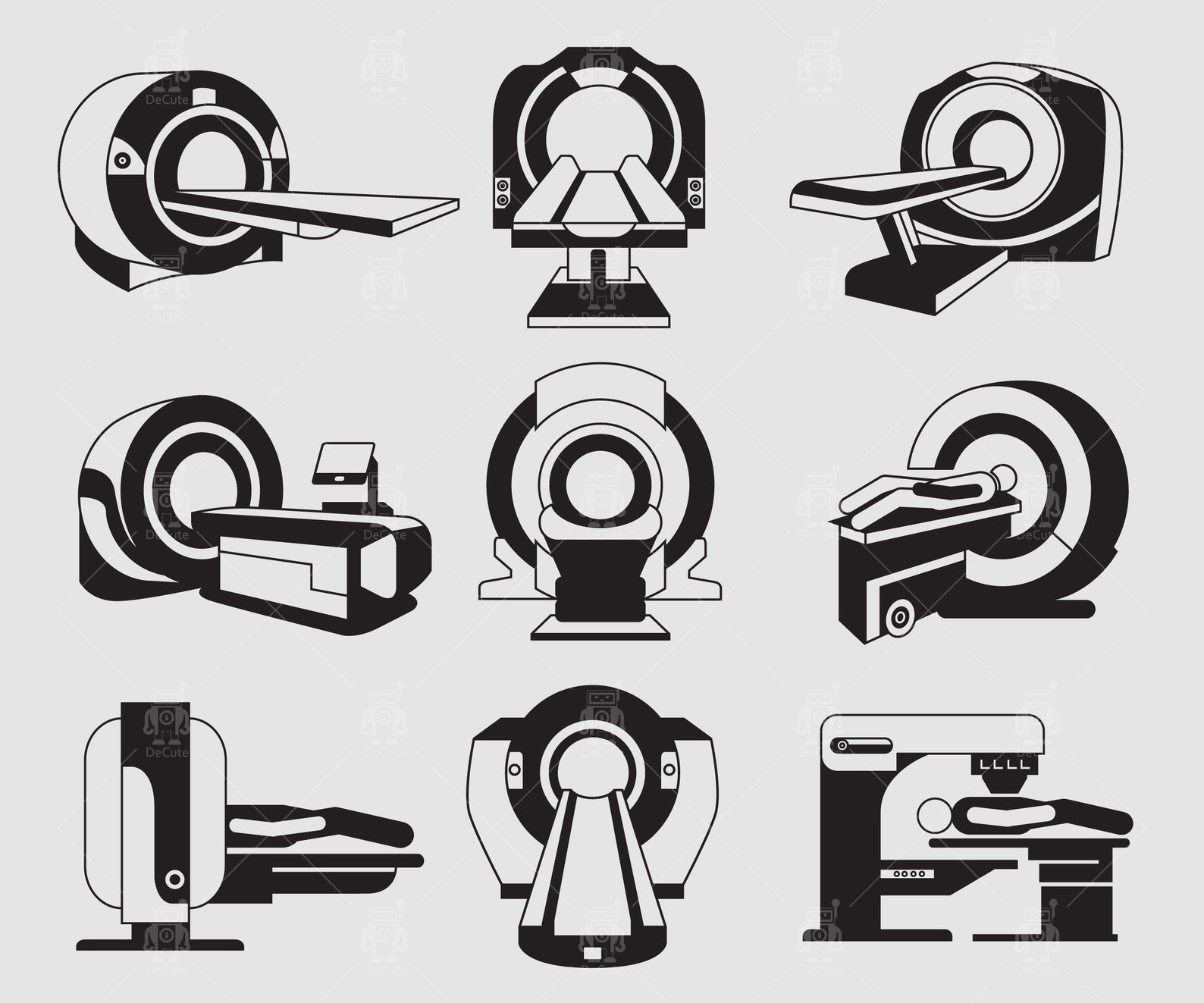 Medical Equipment Svg, MRI Svg, X-ray Machine Svg, CT Scan, Diagnostics ...
