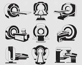 Medical Equipment Svg MRI Svg X-ray Machine Svg CT Scan - Etsy