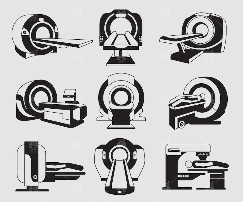 Medical Equipment Svg, MRI Svg, X-ray Machine Svg, CT Scan, Diagnostics ...