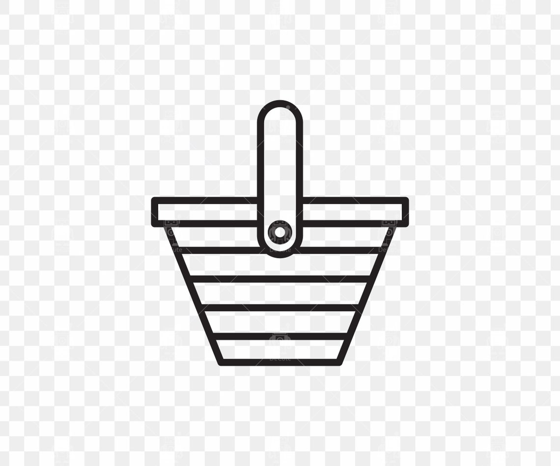 Shopping Basket Svg, Basket Svg, Basket Icons Svg, Shop Handbag ...
