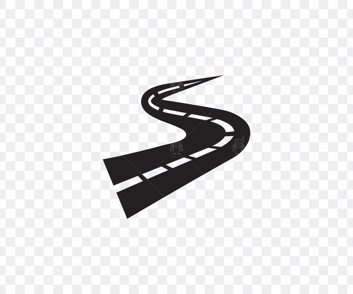 Street Svg, Road and Highway Icons Clip Arts Illustration Set Vector ...